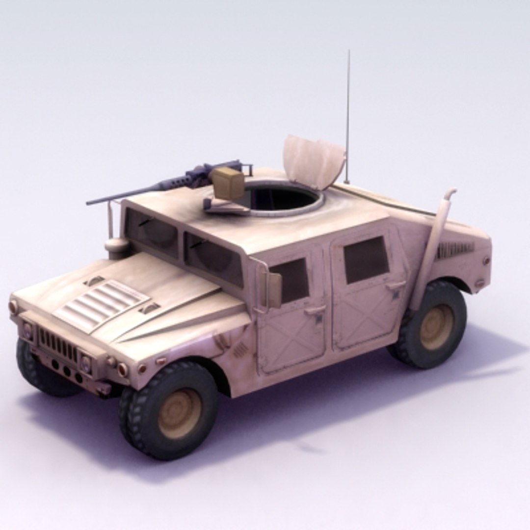 3d Model M1114 Hmmwv M1025