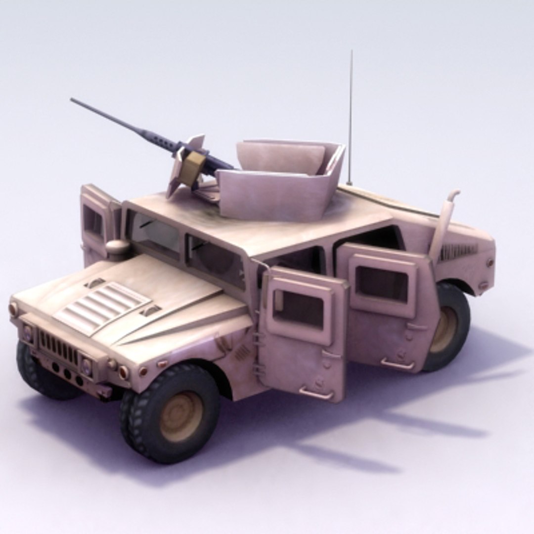 3d Model M1114 Hmmwv M1025