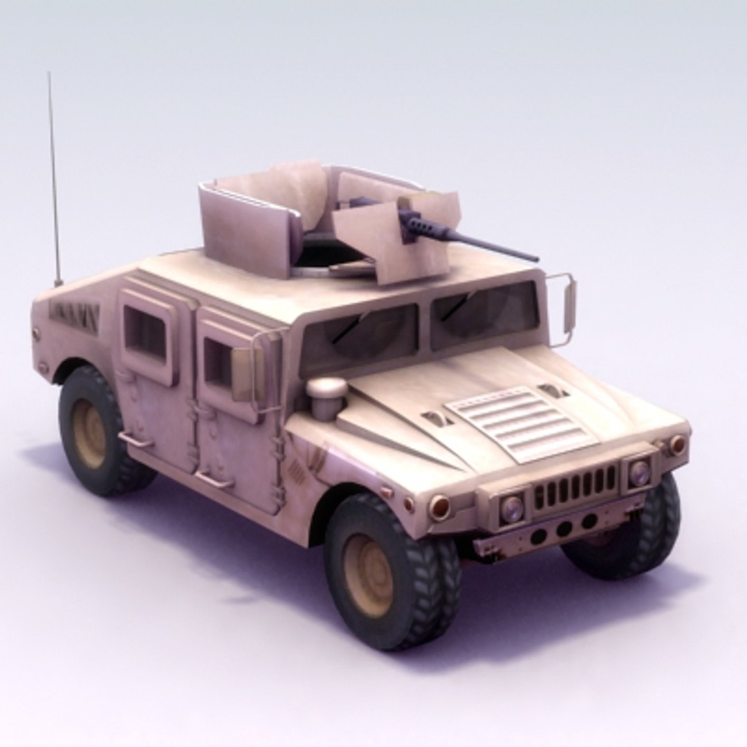3d Model M1114 Hmmwv M1025
