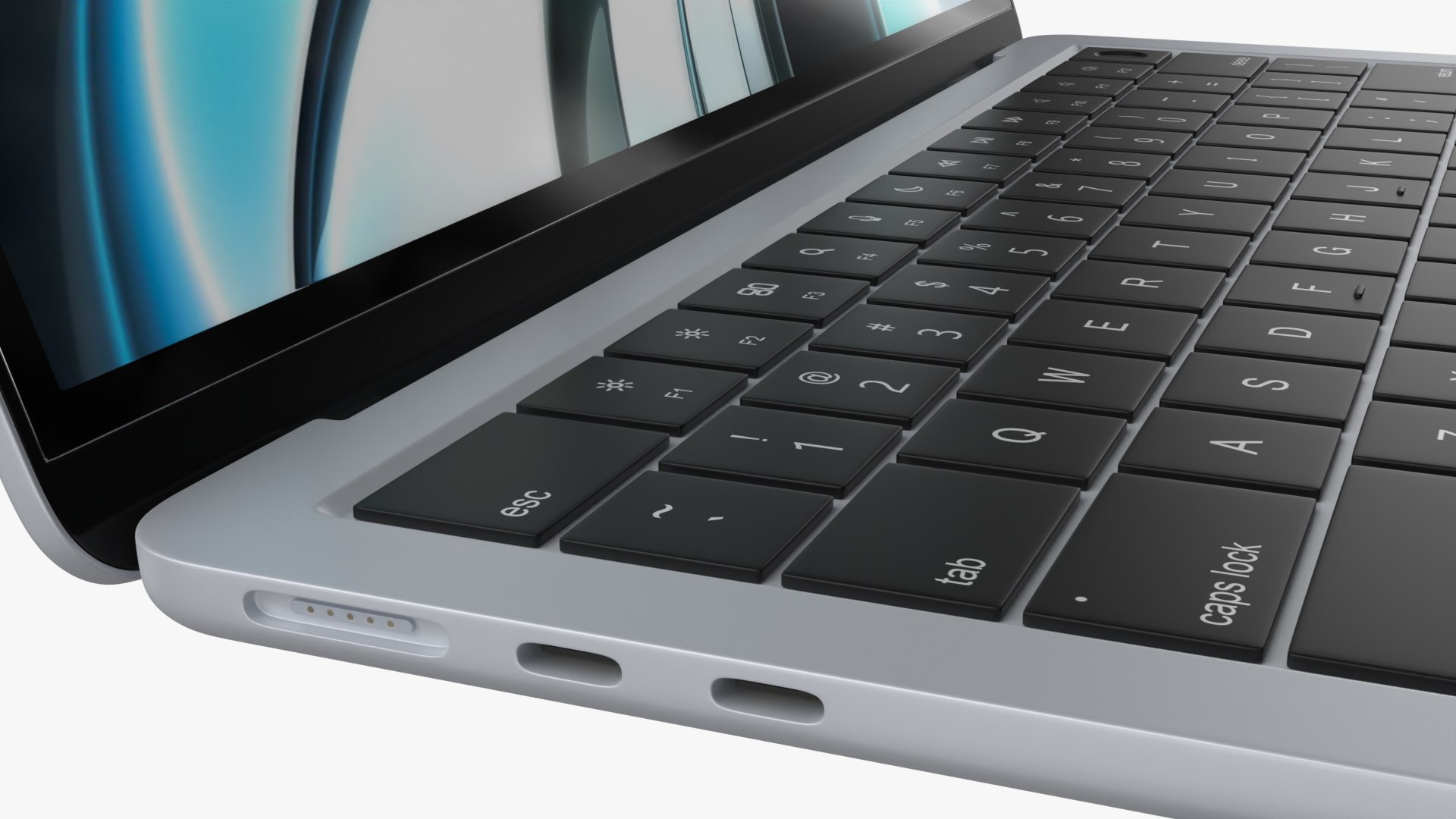 Apple MacBook Air M2 Silver 2022 Model - TurboSquid 1934448