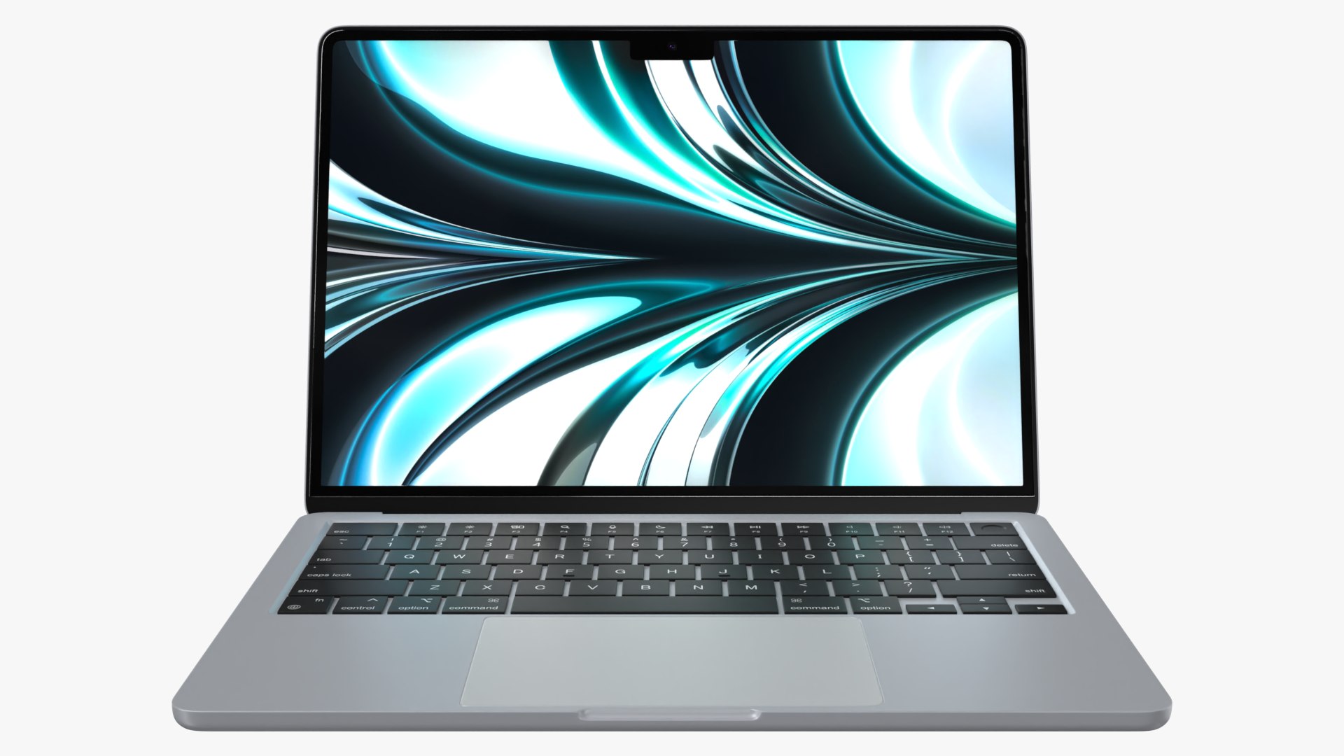 Apple MacBook Air M2 Silver 2022 Model - TurboSquid 1934448