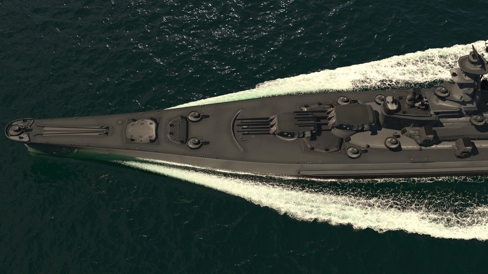 3D battle ship dynamic simulation - TurboSquid 1479076