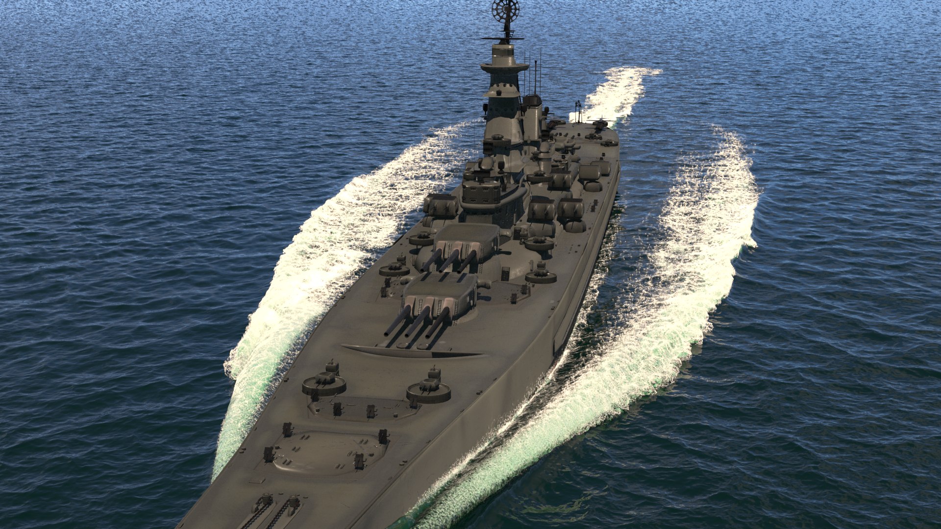 3D battle ship dynamic simulation - TurboSquid 1479076