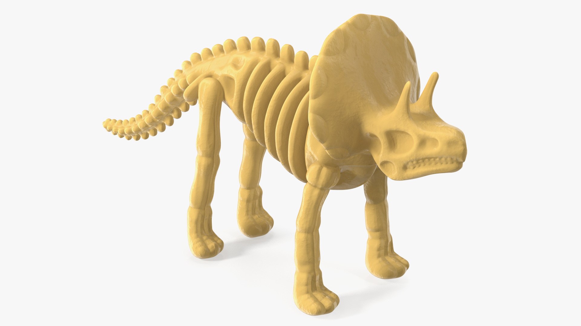 Triceratops Dinosaur Skeleton Toy 3D model - TurboSquid 2177333