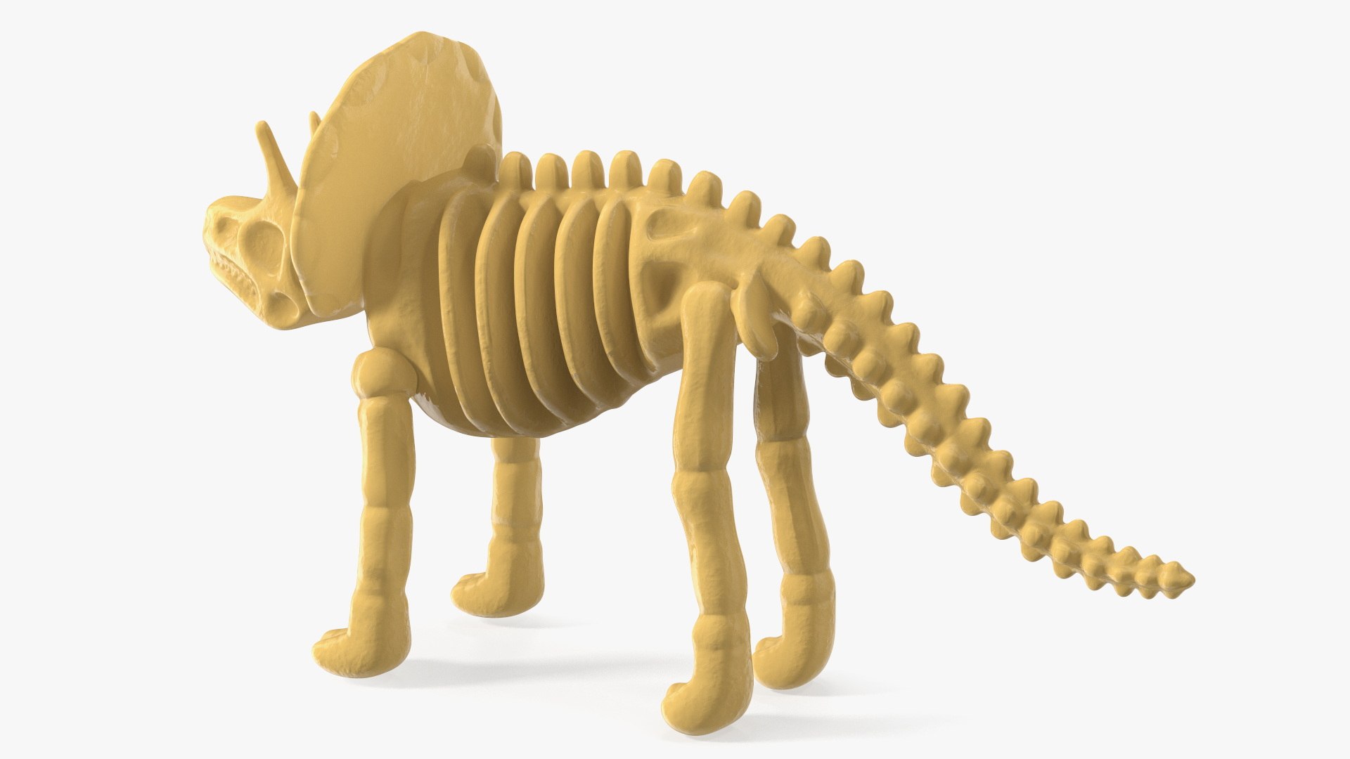 Triceratops Dinosaur Skeleton Toy 3D Model - TurboSquid 2177333