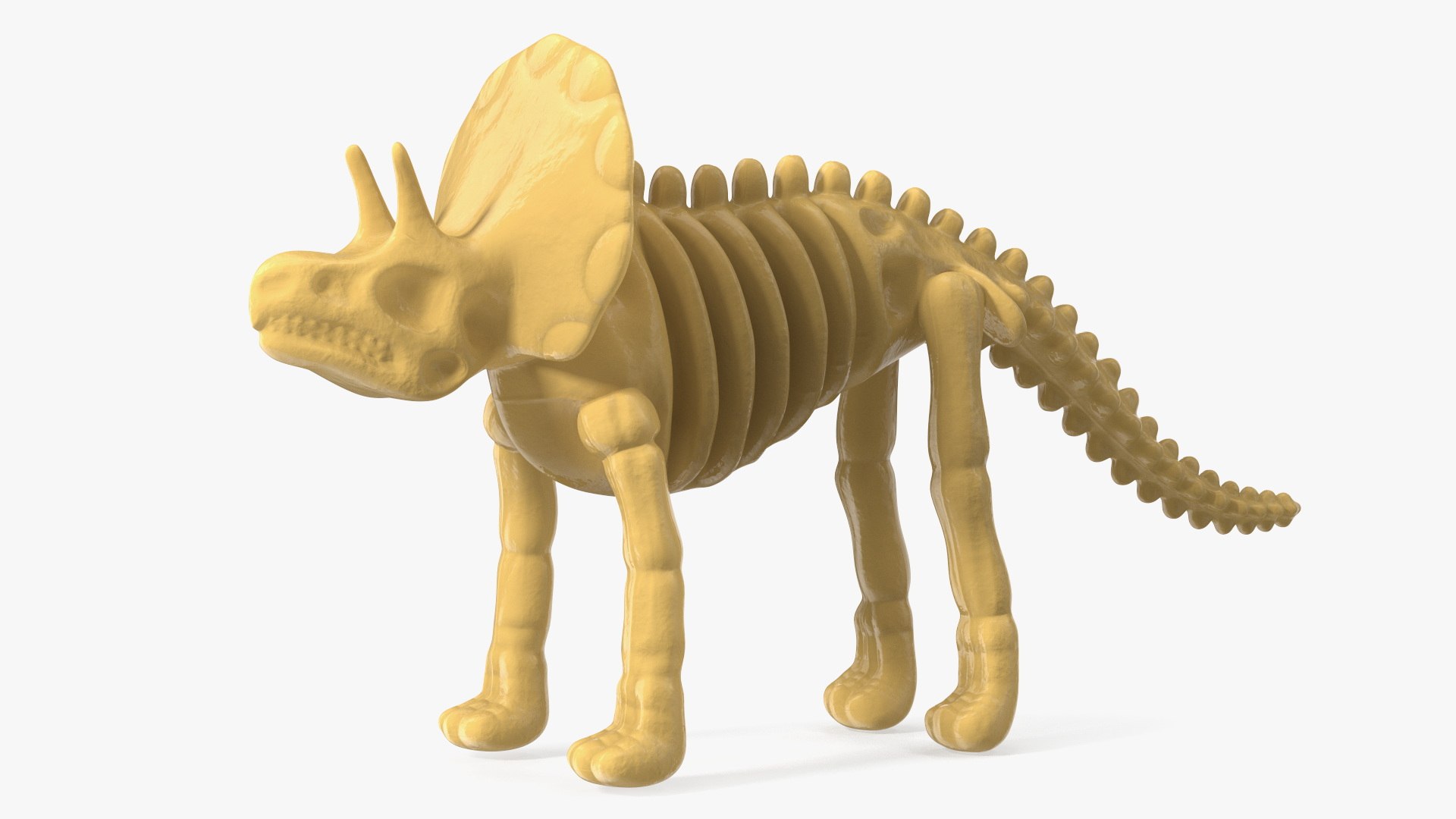 Triceratops Dinosaur Skeleton Toy 3D Model - TurboSquid 2177333