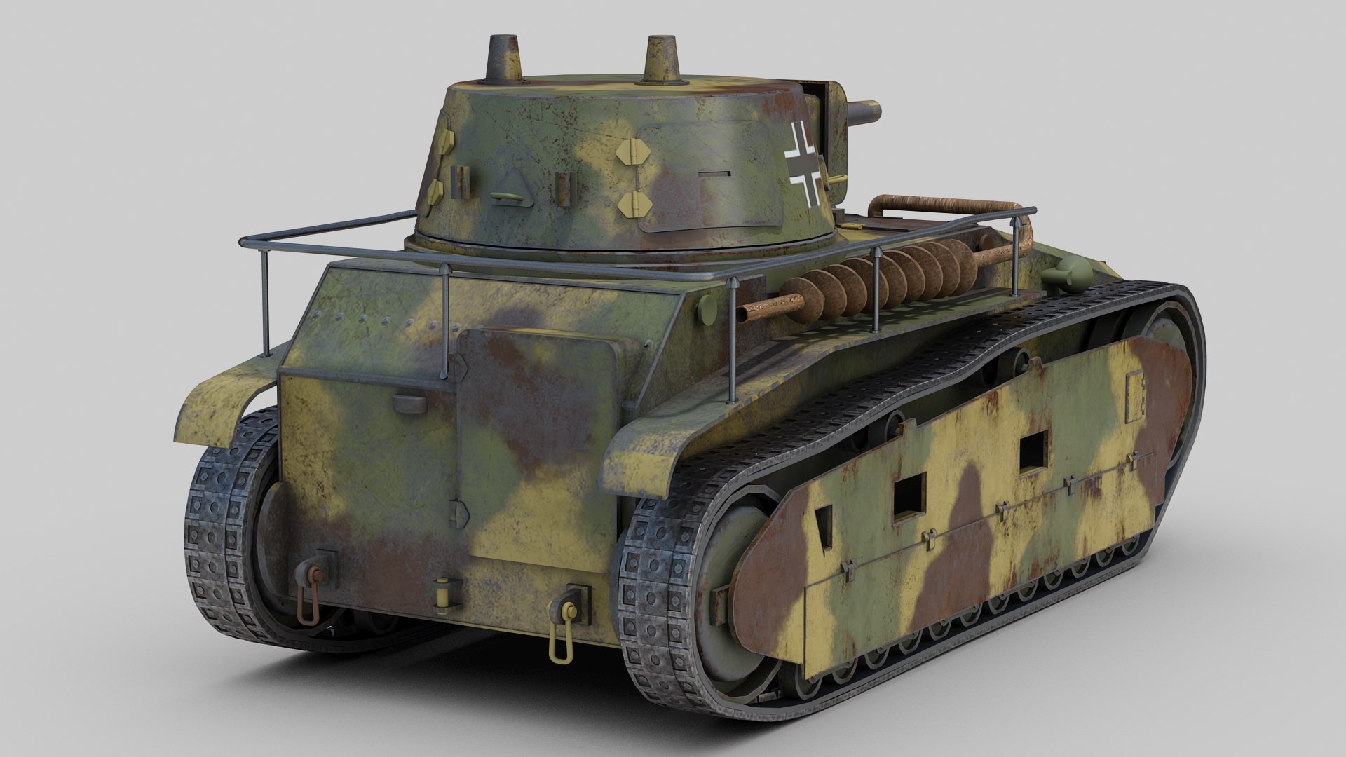 3D Leichttraktor Rheinmetal 1930 - TurboSquid 1613506