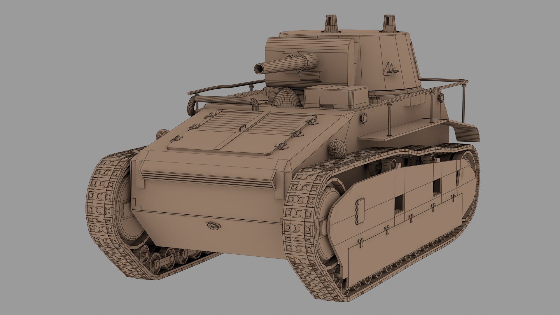 3D Leichttraktor Rheinmetal 1930 - TurboSquid 1613506