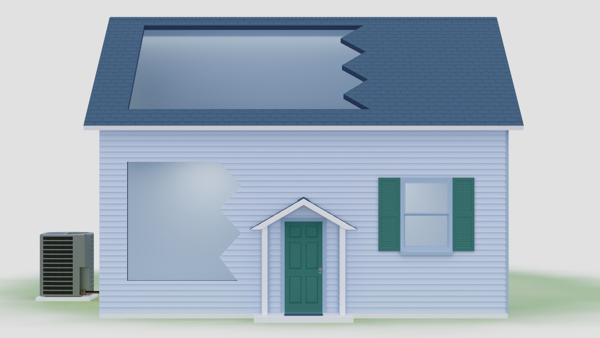 HVAC House Cutaway 3D - TurboSquid 2144400