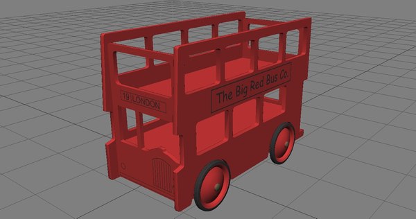 3D London bus Toy - TurboSquid 1718364