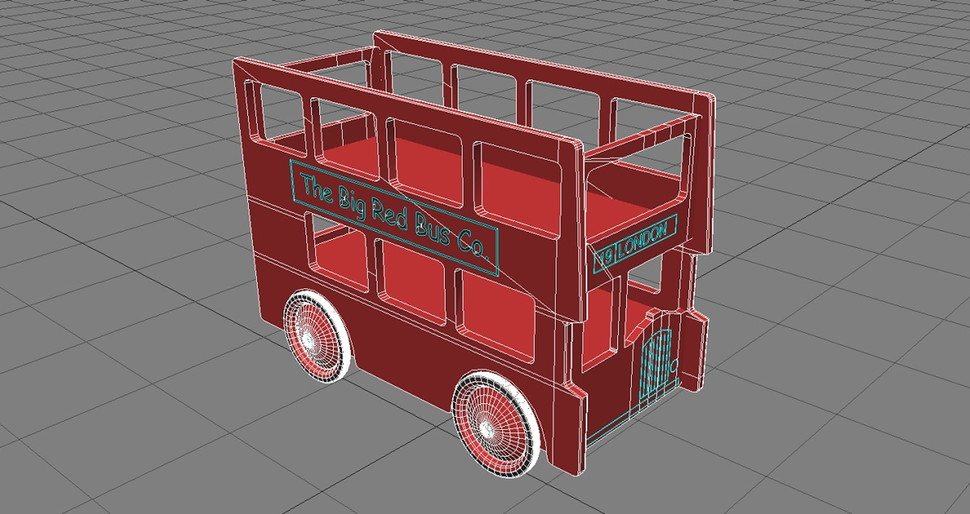 3D London bus Toy - TurboSquid 1718364