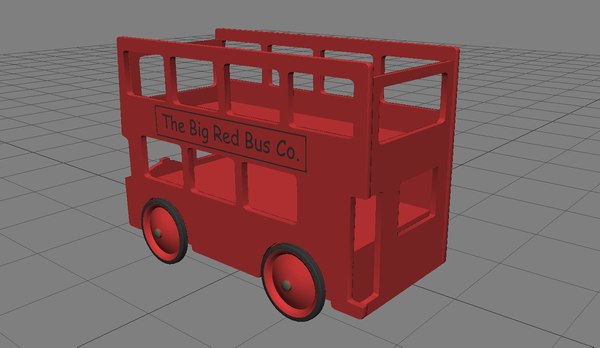 3D London bus Toy - TurboSquid 1718364