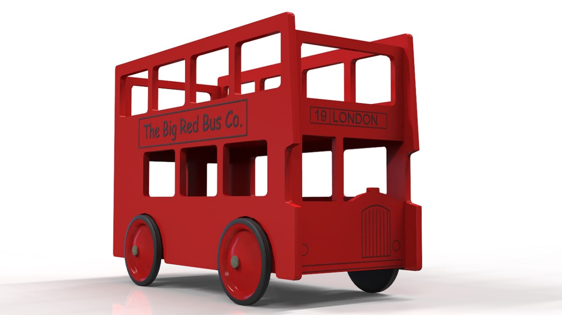 3D London Bus Toy - TurboSquid 1718364