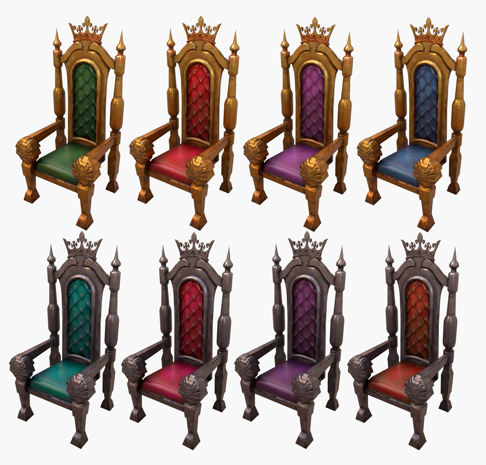 3D model Stylized Throne - TurboSquid 1717671
