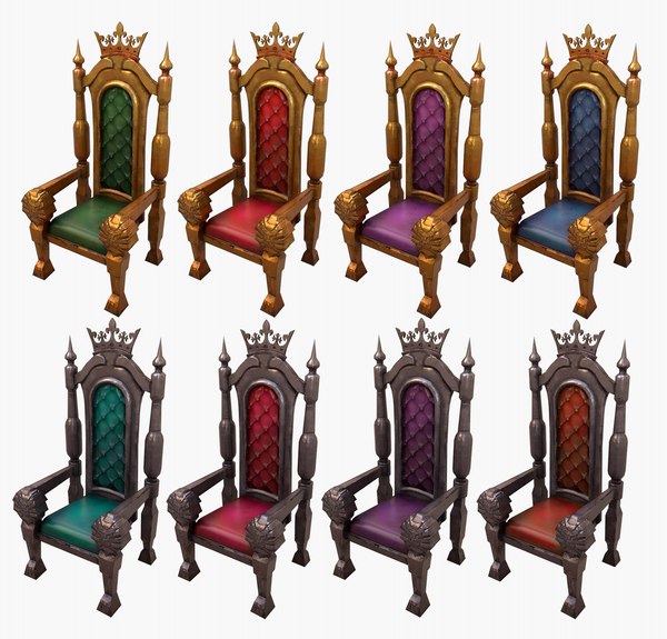 3D model Stylized Throne - TurboSquid 1717671