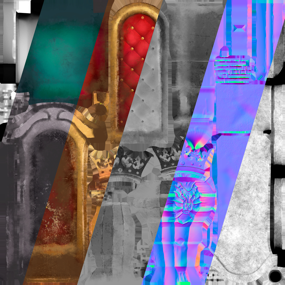 3D model Stylized Throne - TurboSquid 1717671