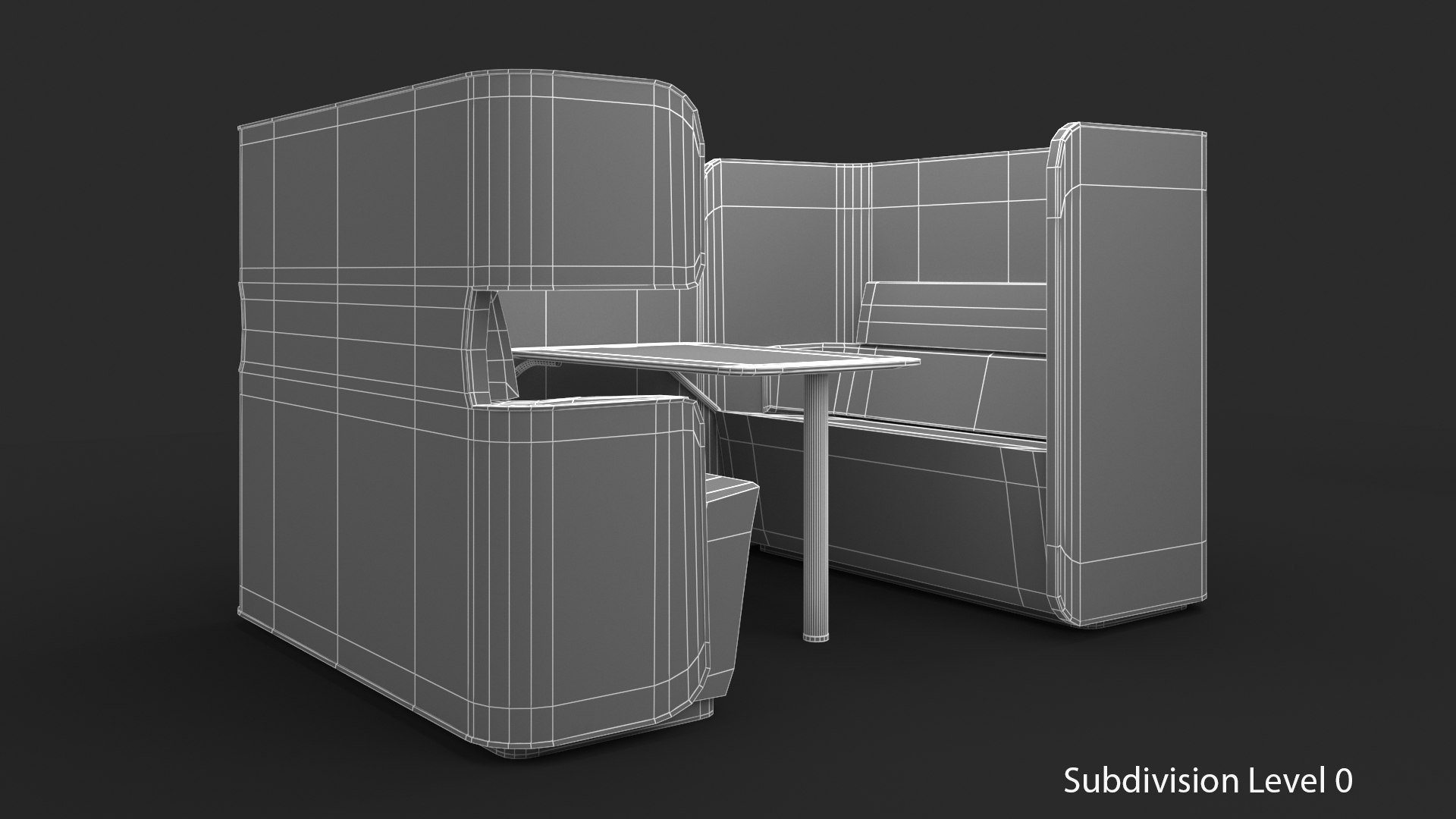 3D Pod Sofa Model - TurboSquid 1454064