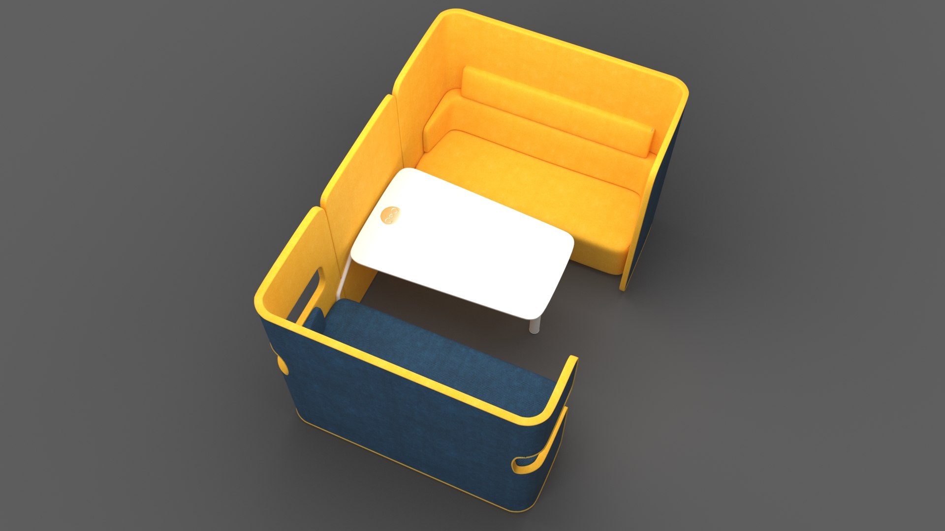 3D Pod Sofa Model - TurboSquid 1454064