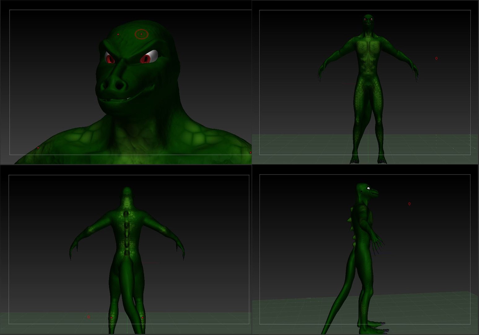Lizard Zbrush Obj