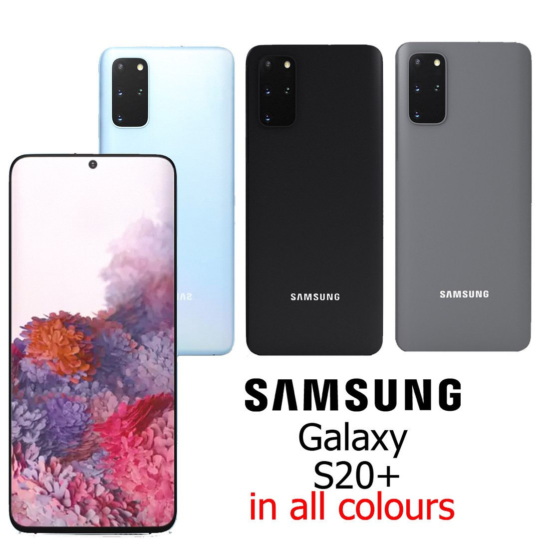 3D Samsung S20 Colours - TurboSquid 1525890