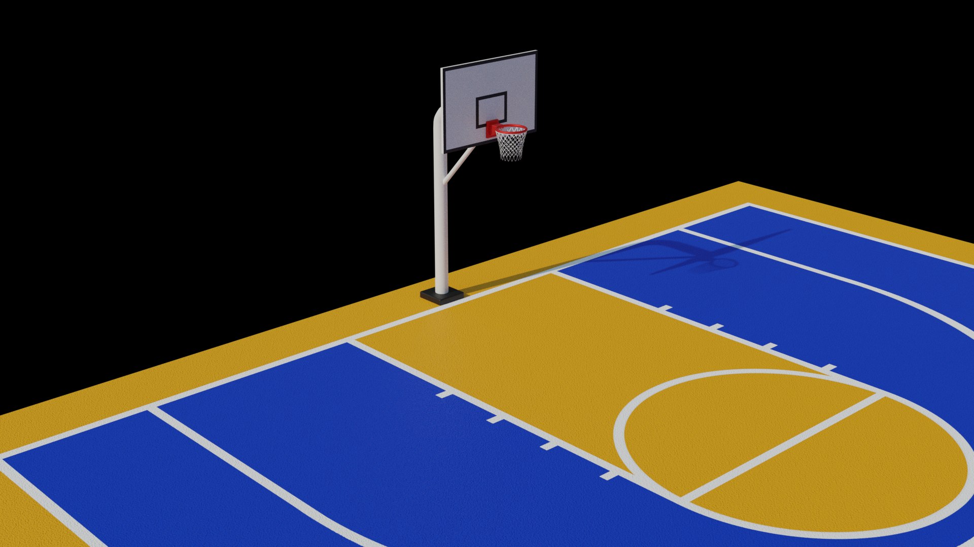 3D Basketball Court V7 Model - TurboSquid 2057256