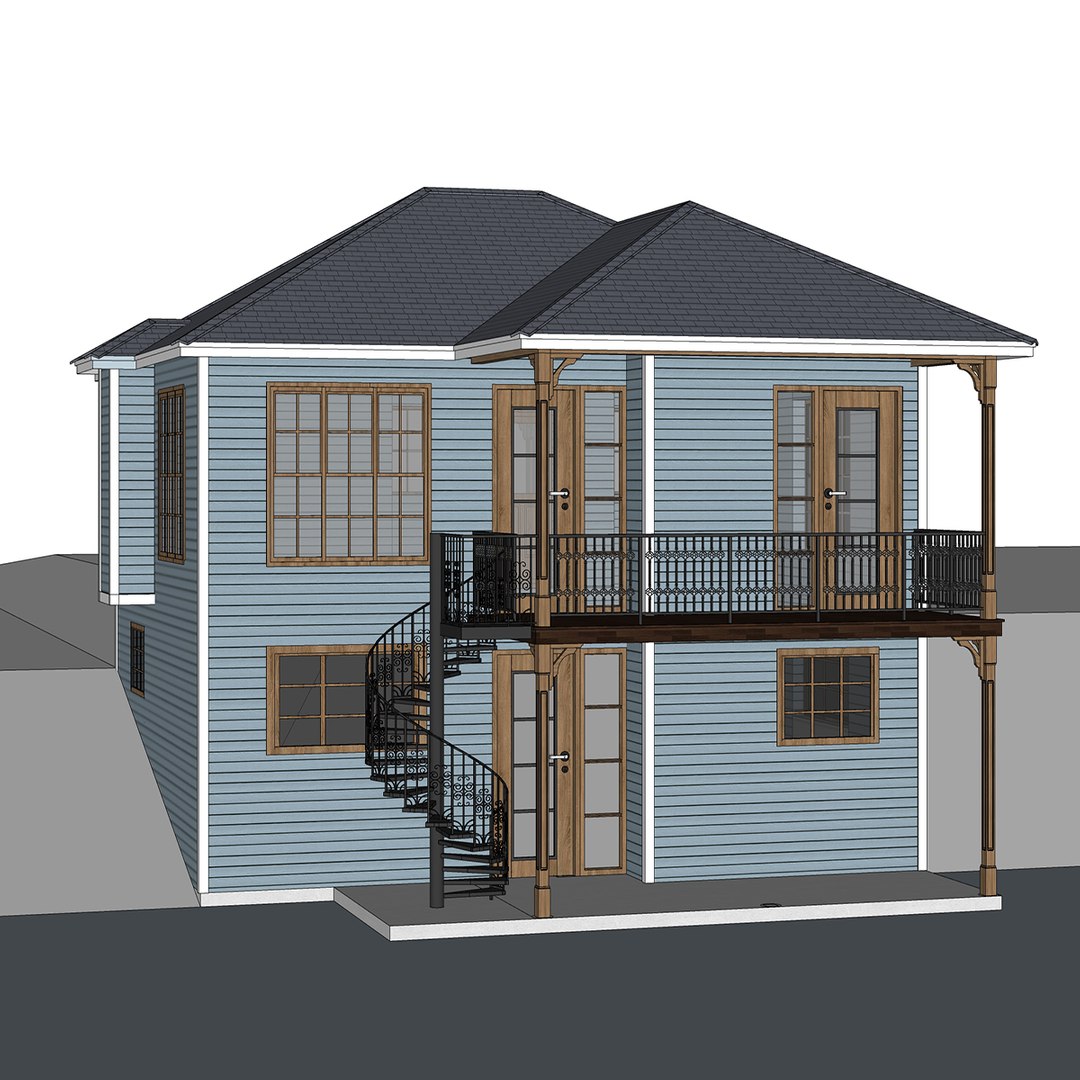 3D Lake House-07 Model - TurboSquid 2235989