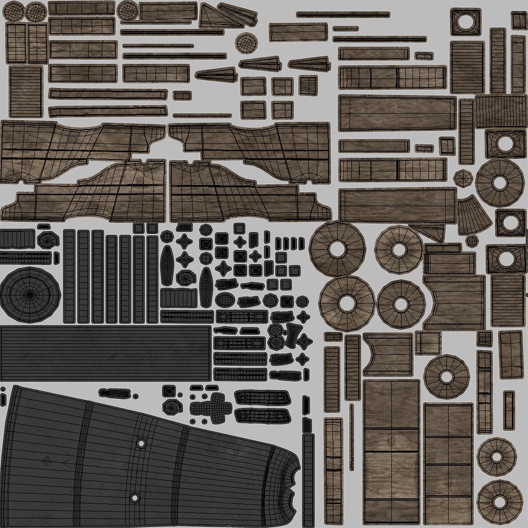 3D Medieval Vessel Ship Cannon Model - TurboSquid 2252368