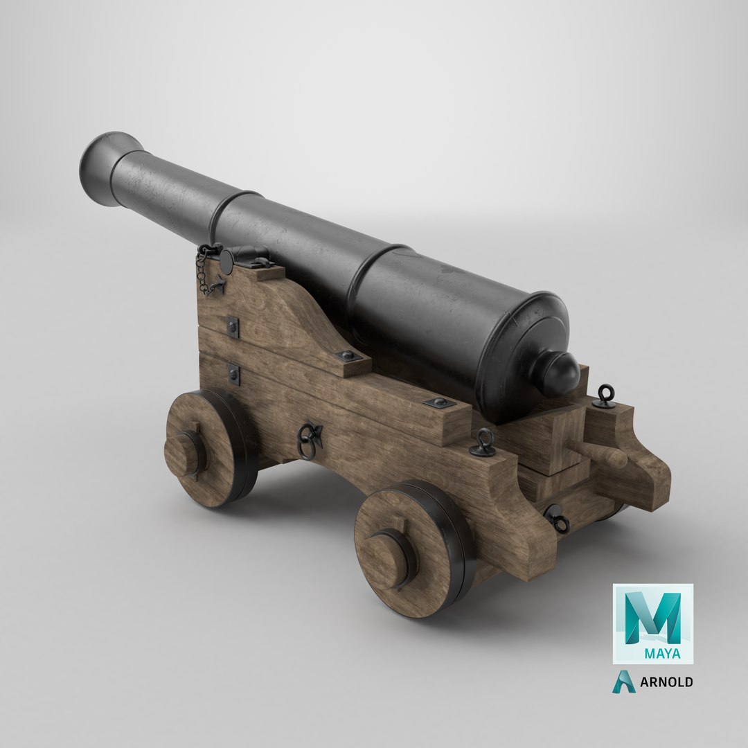 3D Medieval Vessel Ship Cannon(1) Model - TurboSquid 2252368
