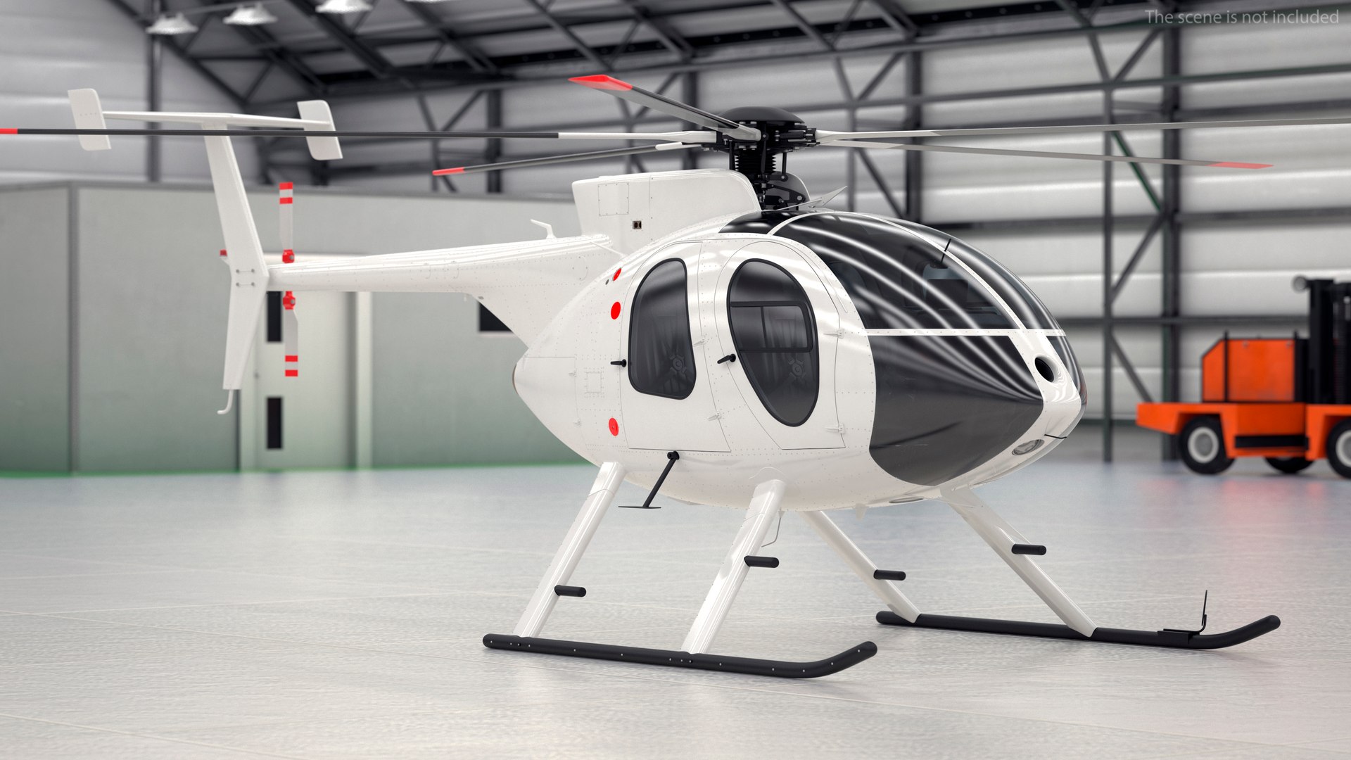 3D Light Utility Civilian Helicopter Model - TurboSquid 1740309