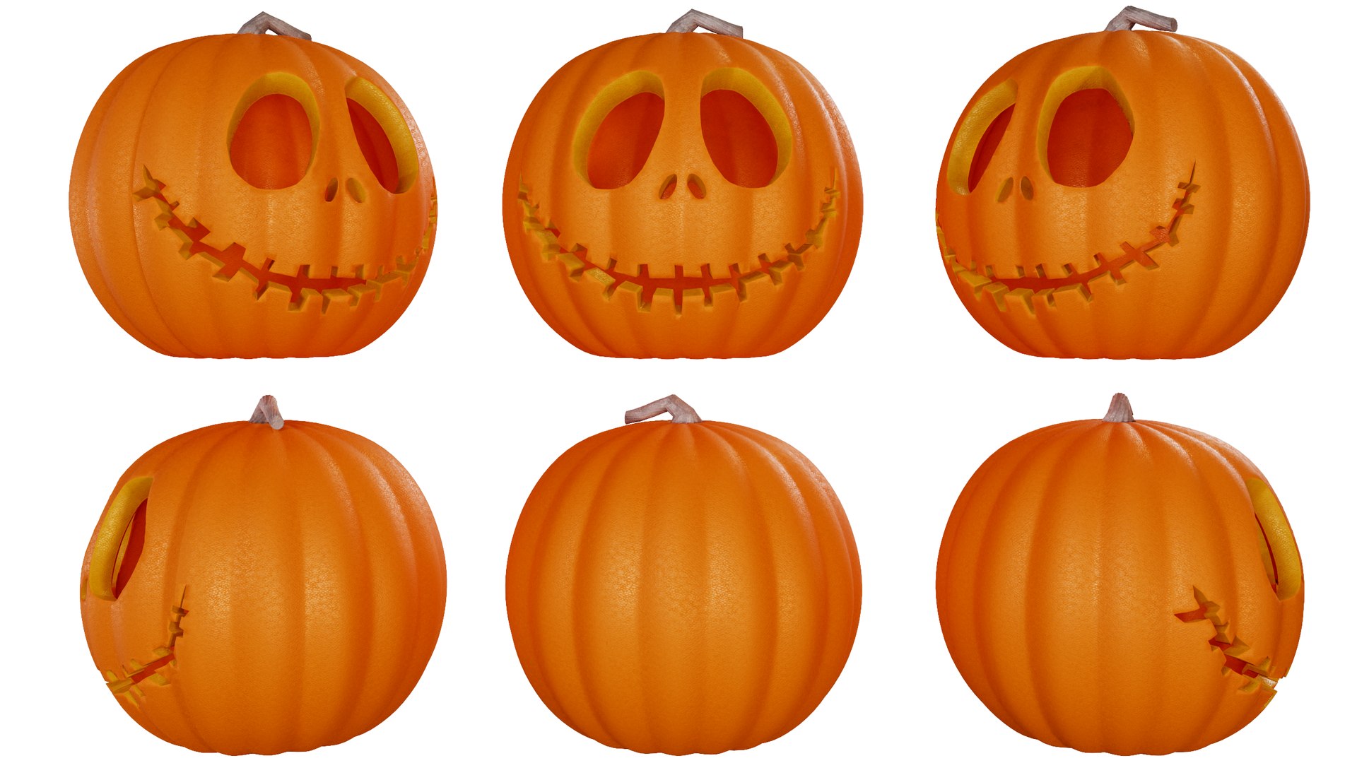 Halloween Pumpkin - Jack 3D Model - TurboSquid 1798181