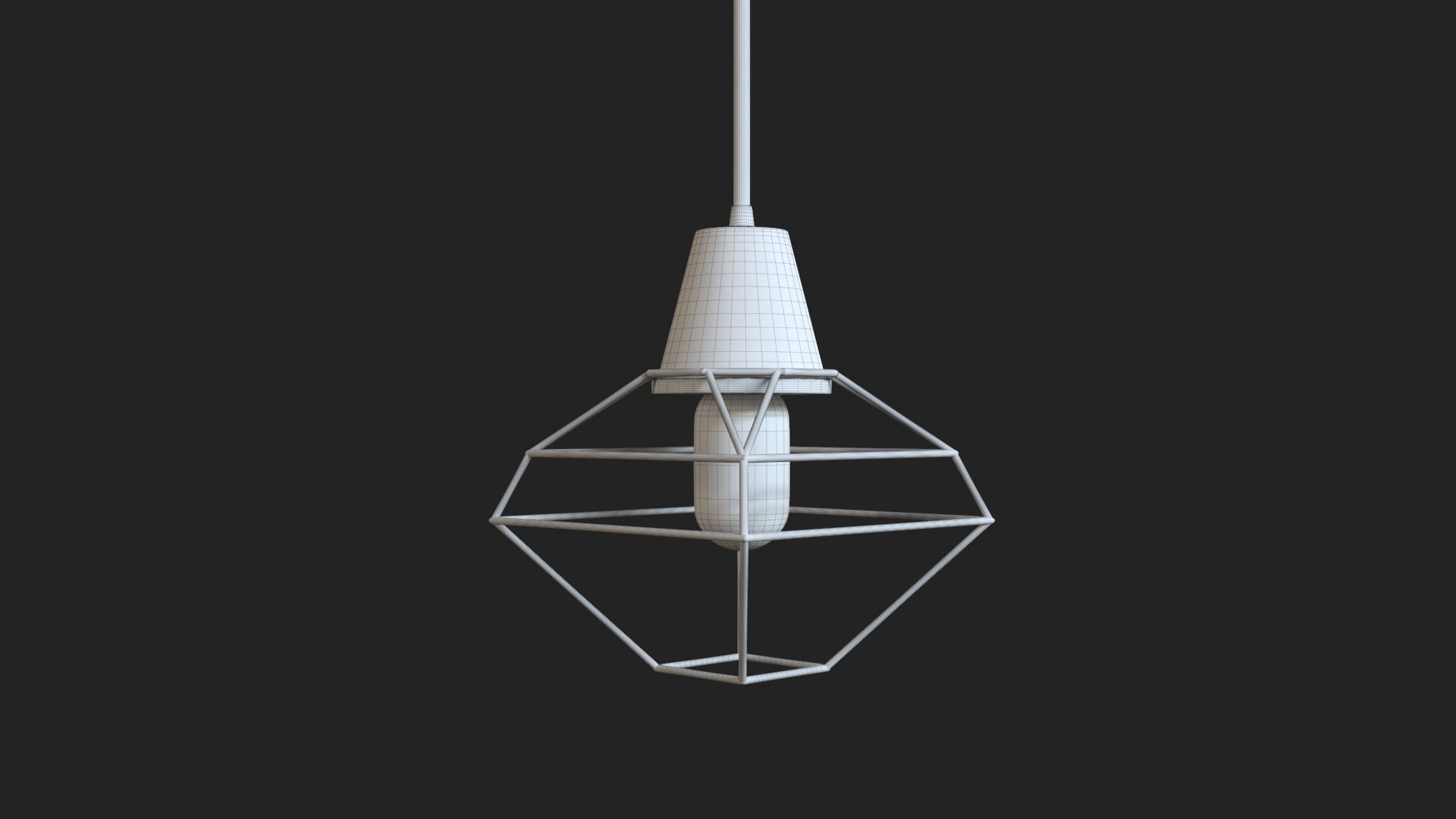 Metal lamp wire 3D model - TurboSquid 1271352