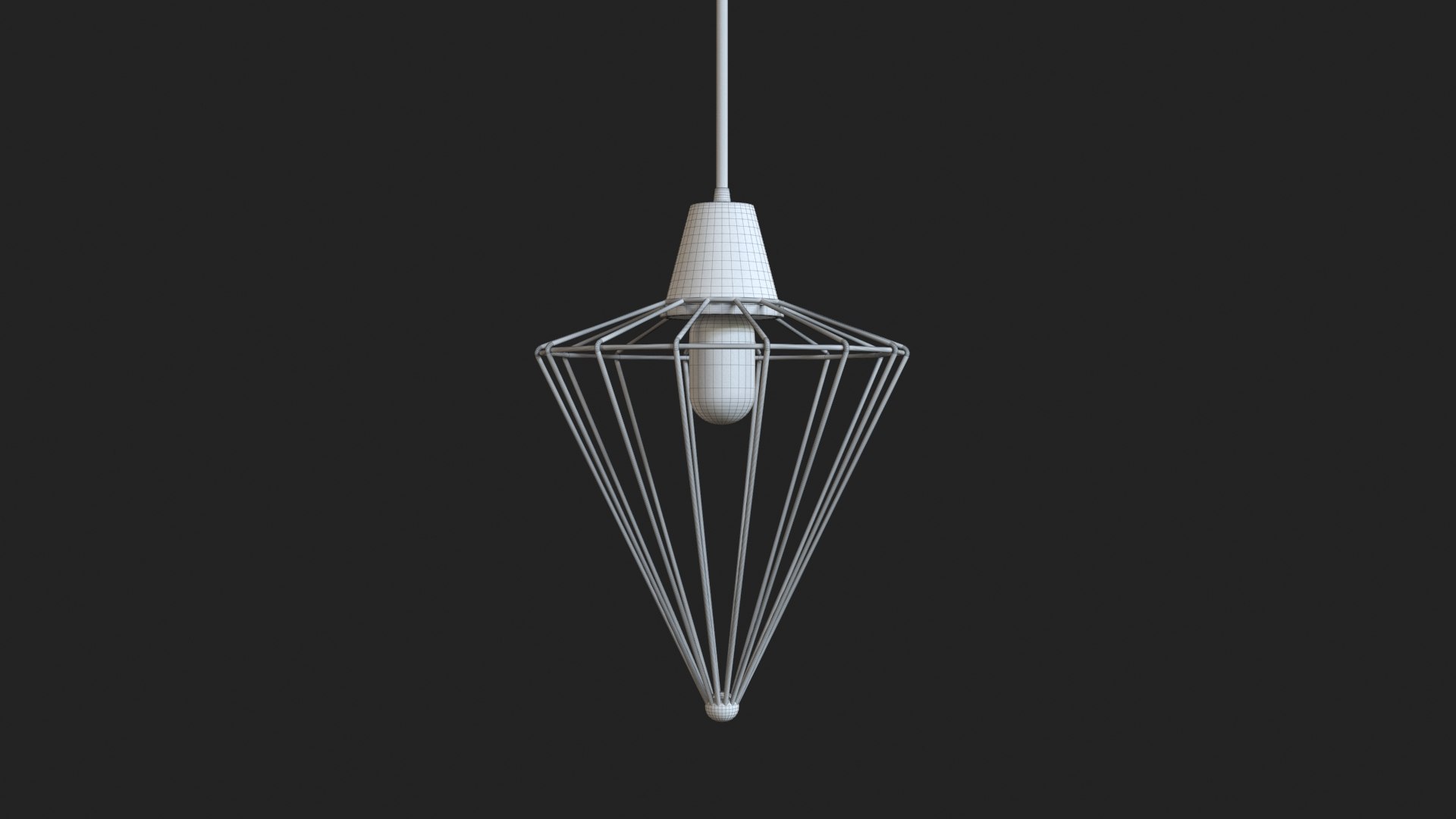 Metal lamp wire 3D model - TurboSquid 1271352