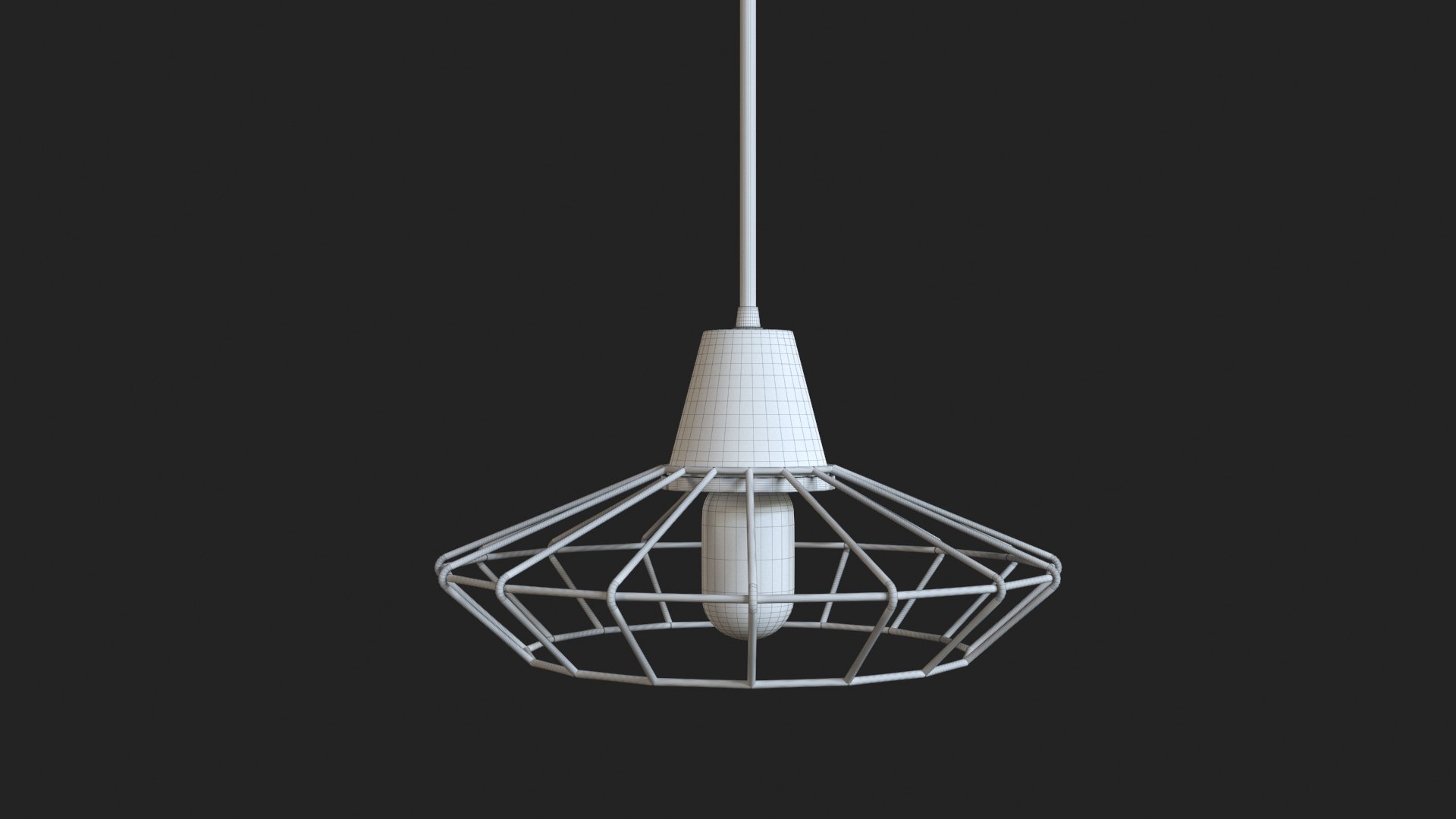 Metal lamp wire 3D model - TurboSquid 1271352