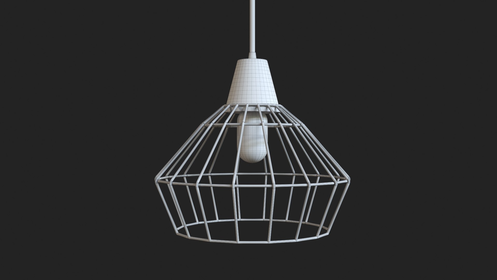 Metal lamp wire 3D model - TurboSquid 1271352