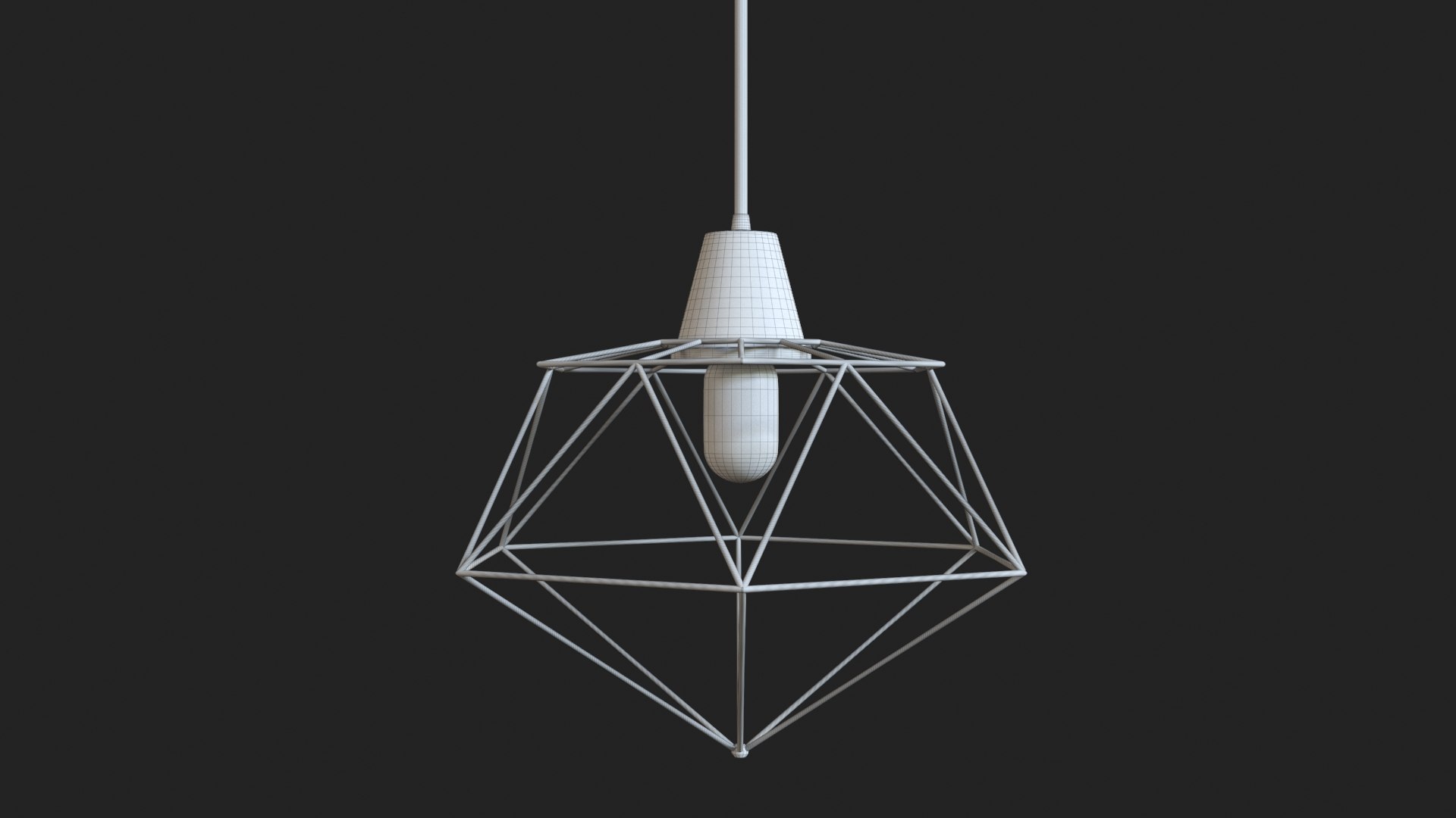 Metal lamp wire 3D model - TurboSquid 1271352