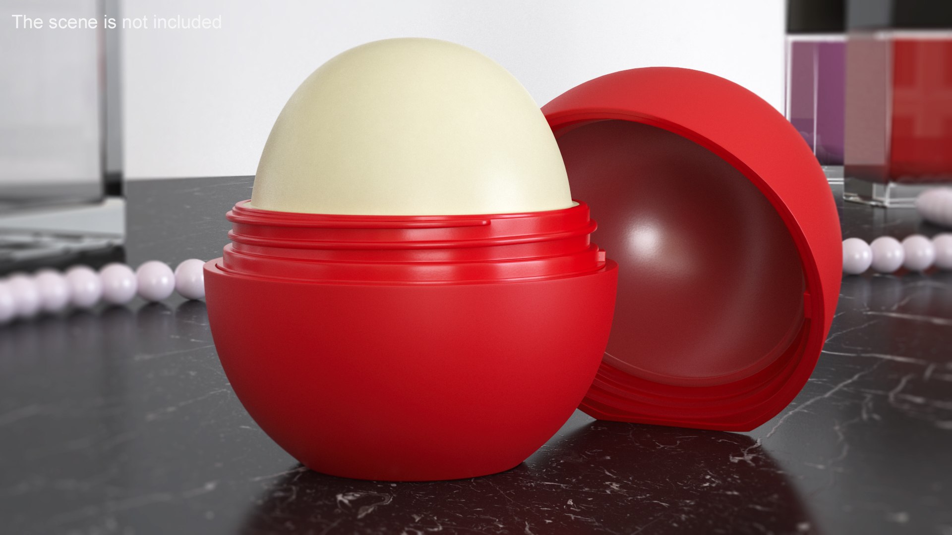 EOS Lip Moisturizer Red Open 3D Model - TurboSquid 2056134