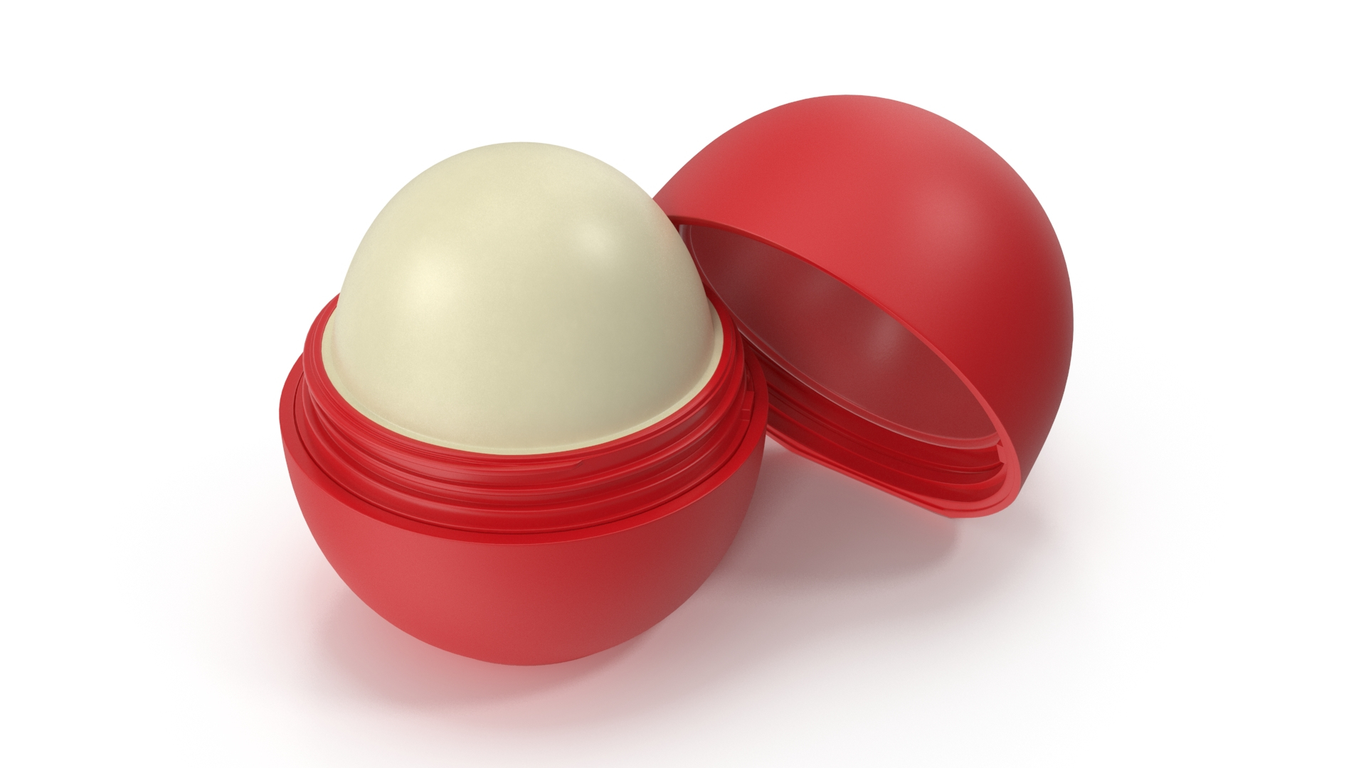 EOS Lip Moisturizer Red Open 3D Model - TurboSquid 2056134