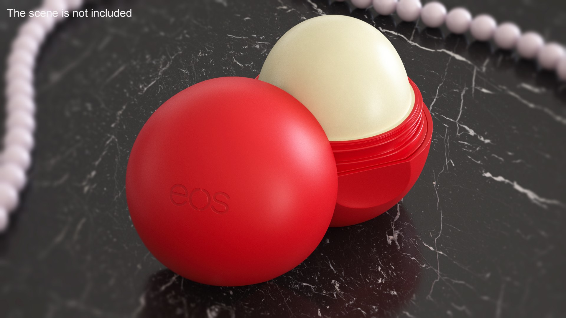 EOS Lip Moisturizer Red Open 3D Model - TurboSquid 2056134