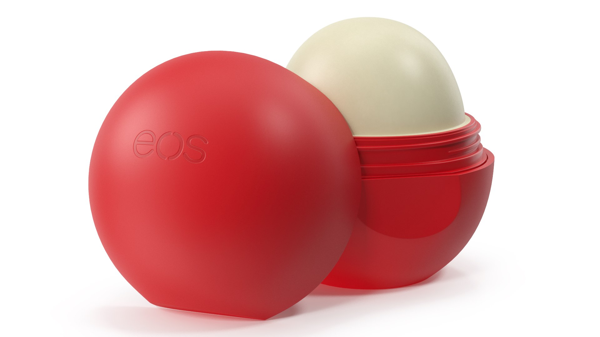 EOS Lip Moisturizer Red Open 3D Model - TurboSquid 2056134