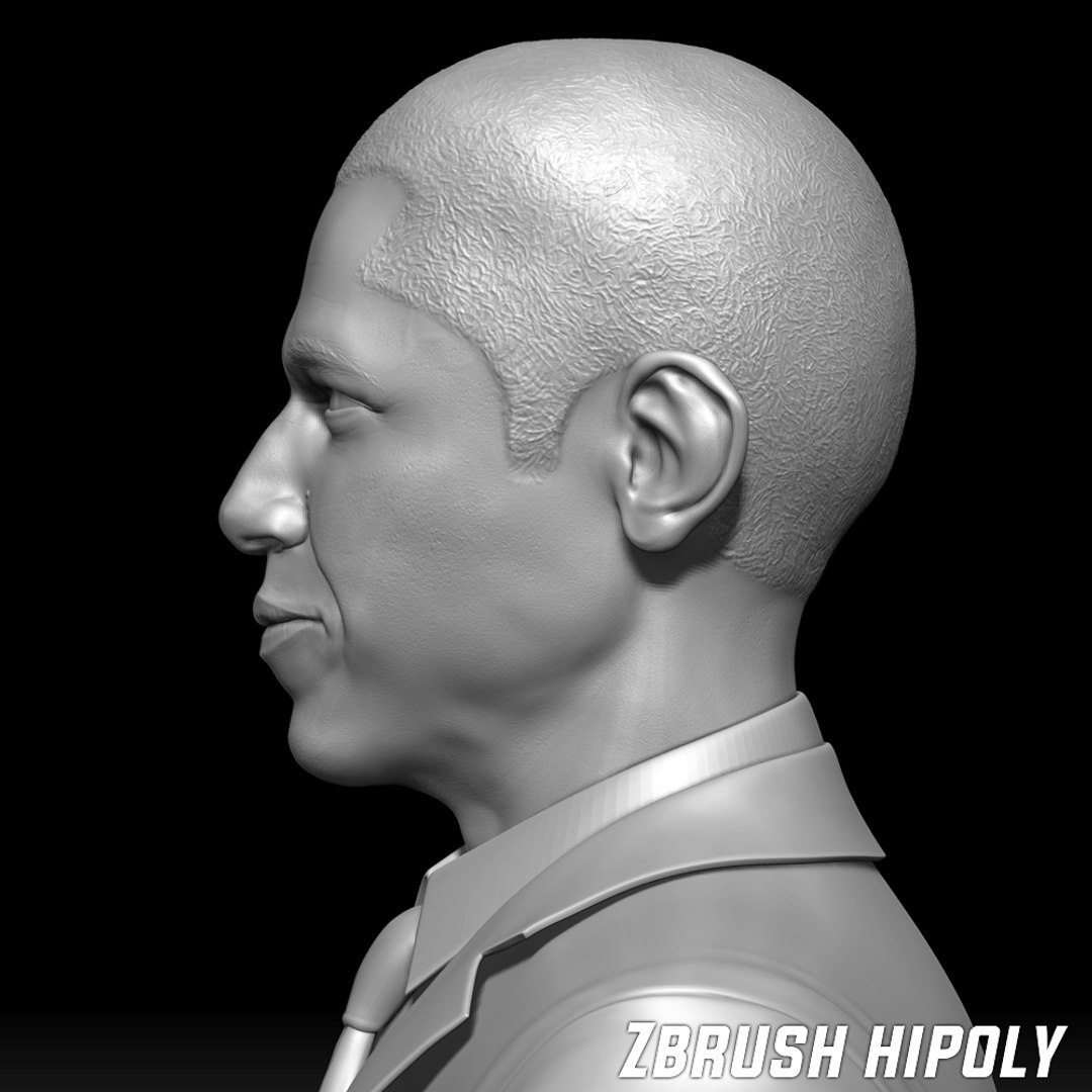 President Barack Obama Zbrush 3ds