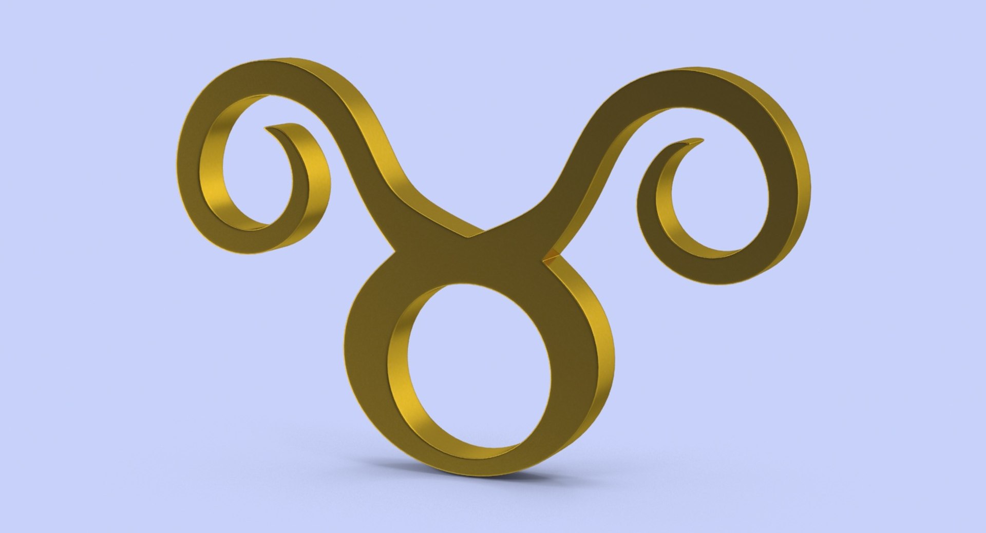 3d Astrological Signs Zodiac Taurus Model