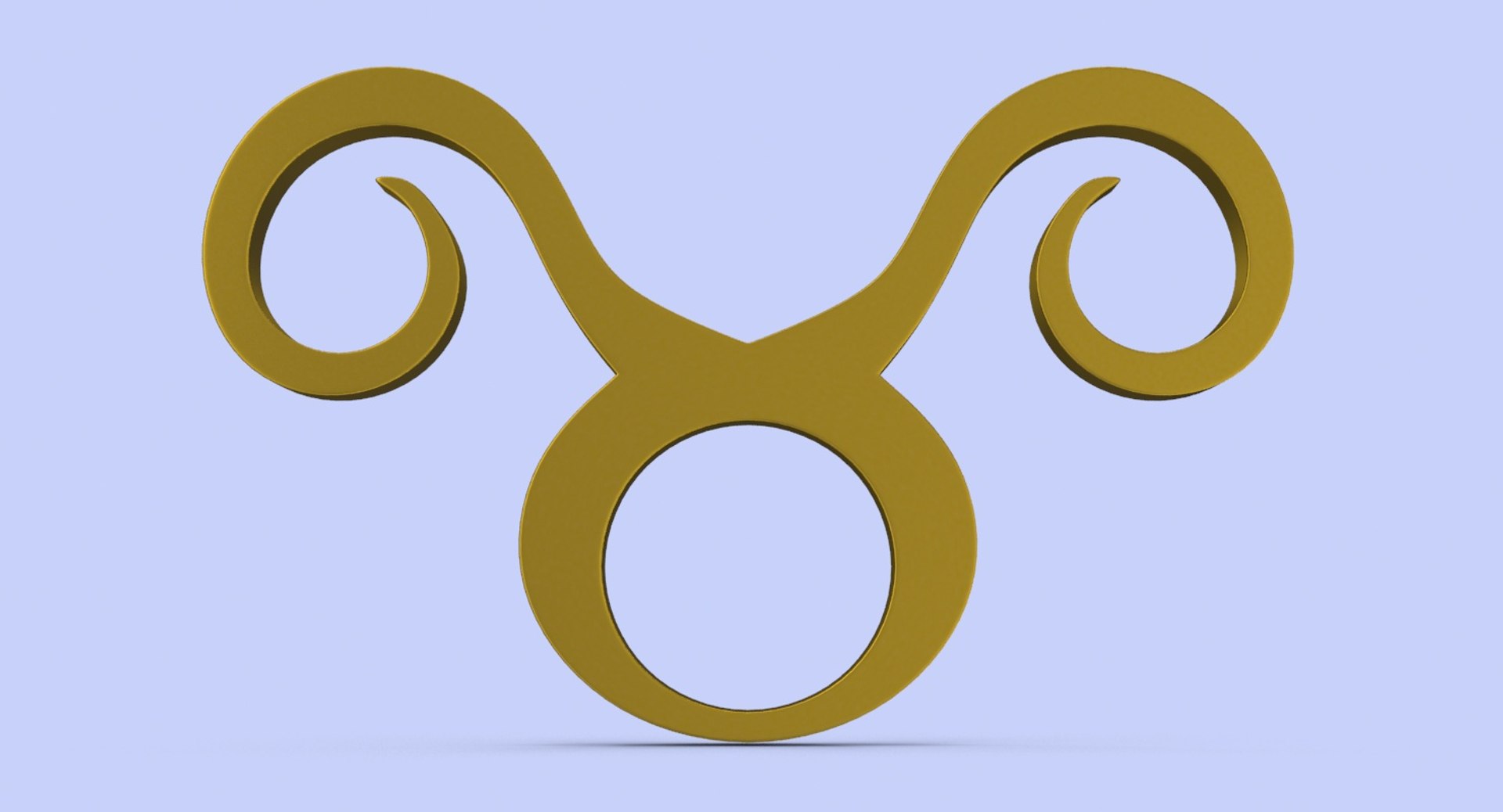 3d Astrological Signs Zodiac Taurus Model