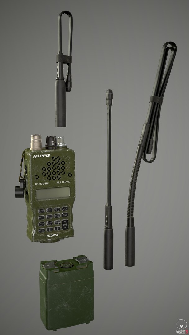 Military Radio AN PRC-152 3D Model - TurboSquid 1808779