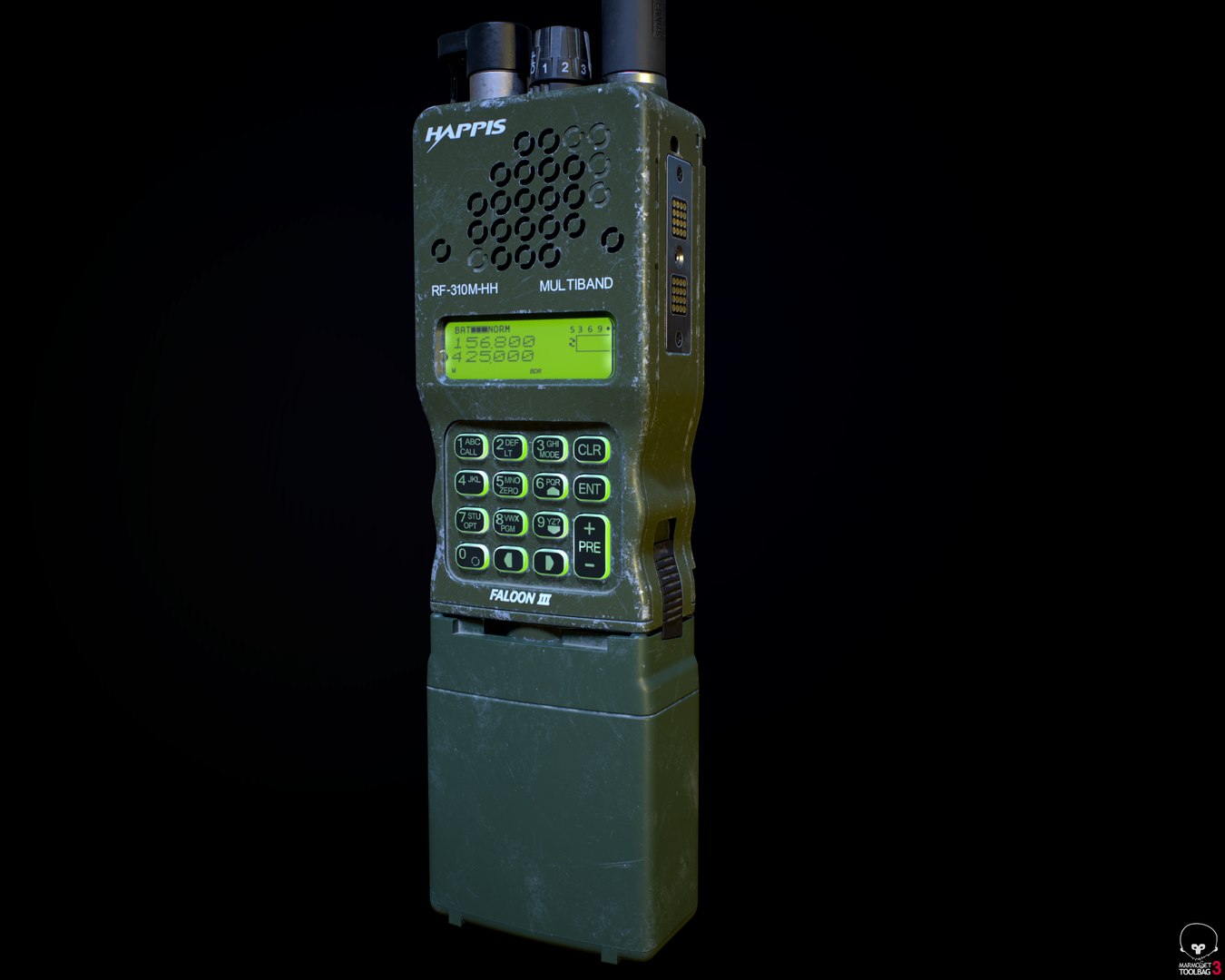 Military Radio AN PRC-152 3D Model - TurboSquid 1808779