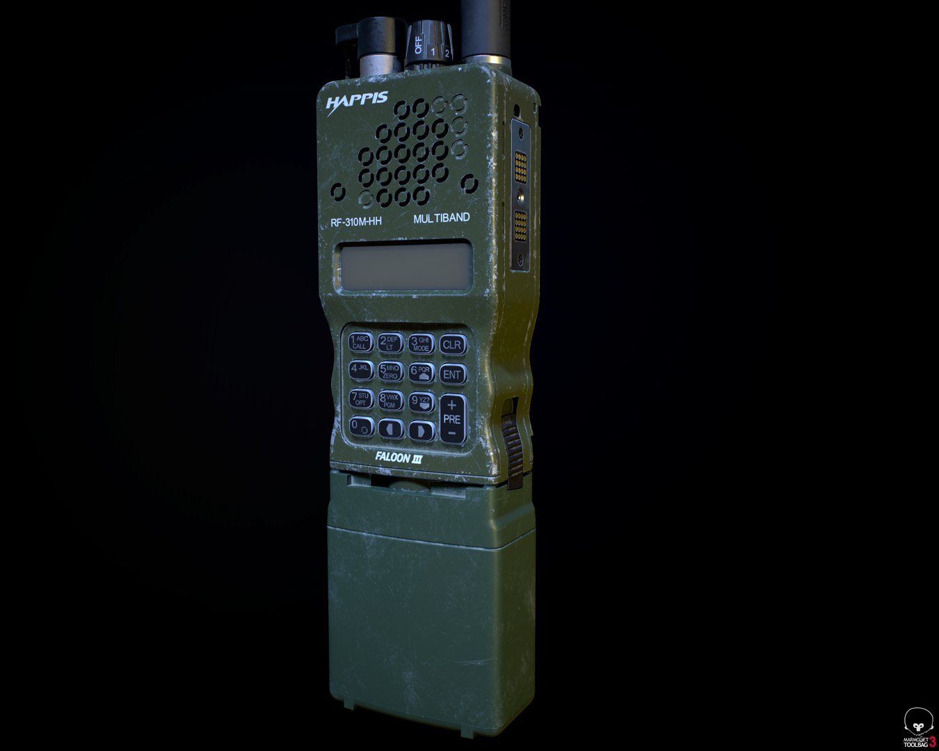 Military Radio AN PRC-152 3D Model - TurboSquid 1808779