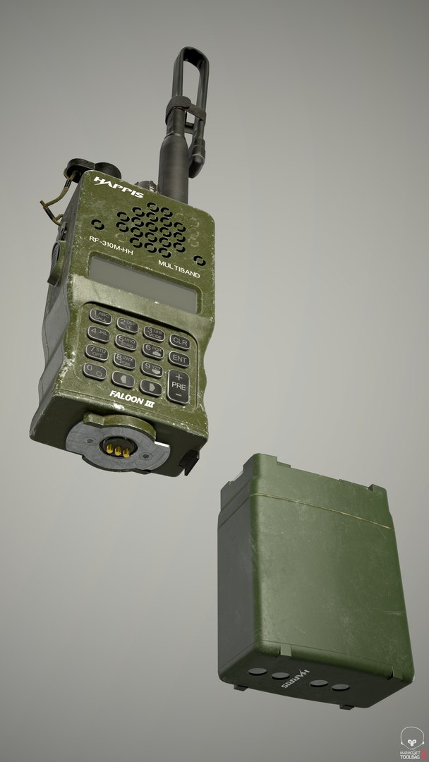 Military Radio AN PRC-152 3D Model - TurboSquid 1808779