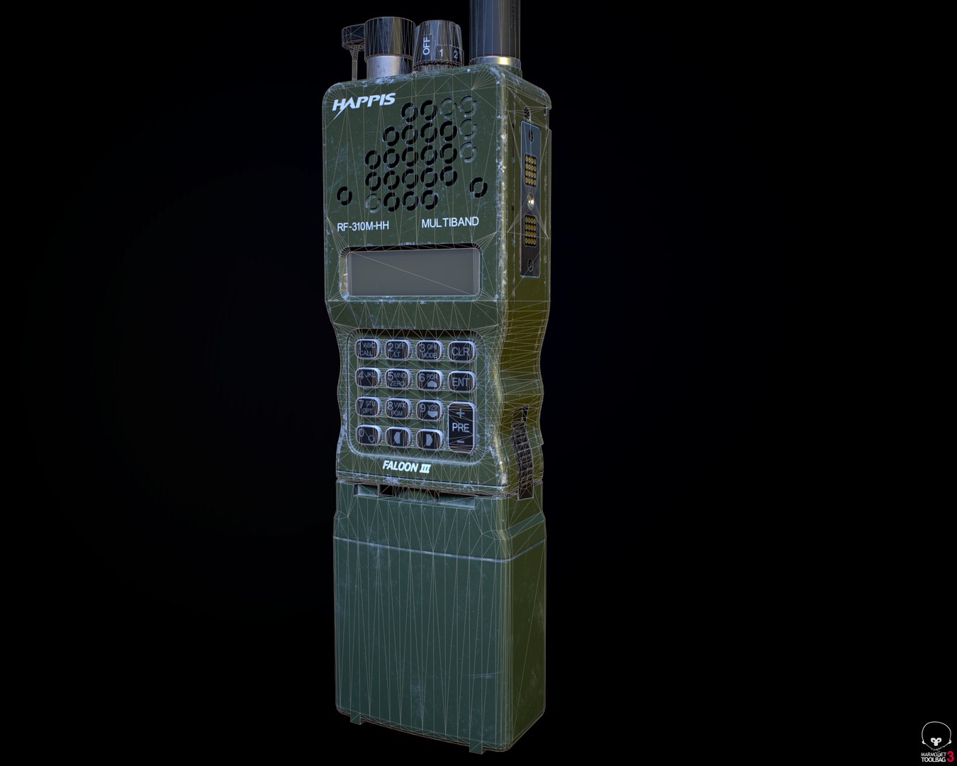 Military Radio AN PRC-152 3D model - TurboSquid 1808779