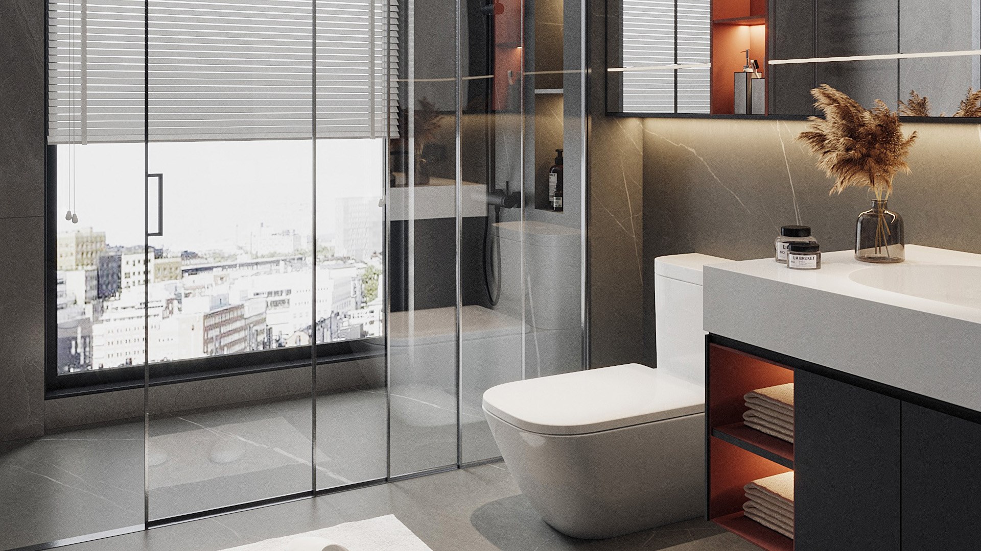 3D Modern Bathroom Model - TurboSquid 2072169