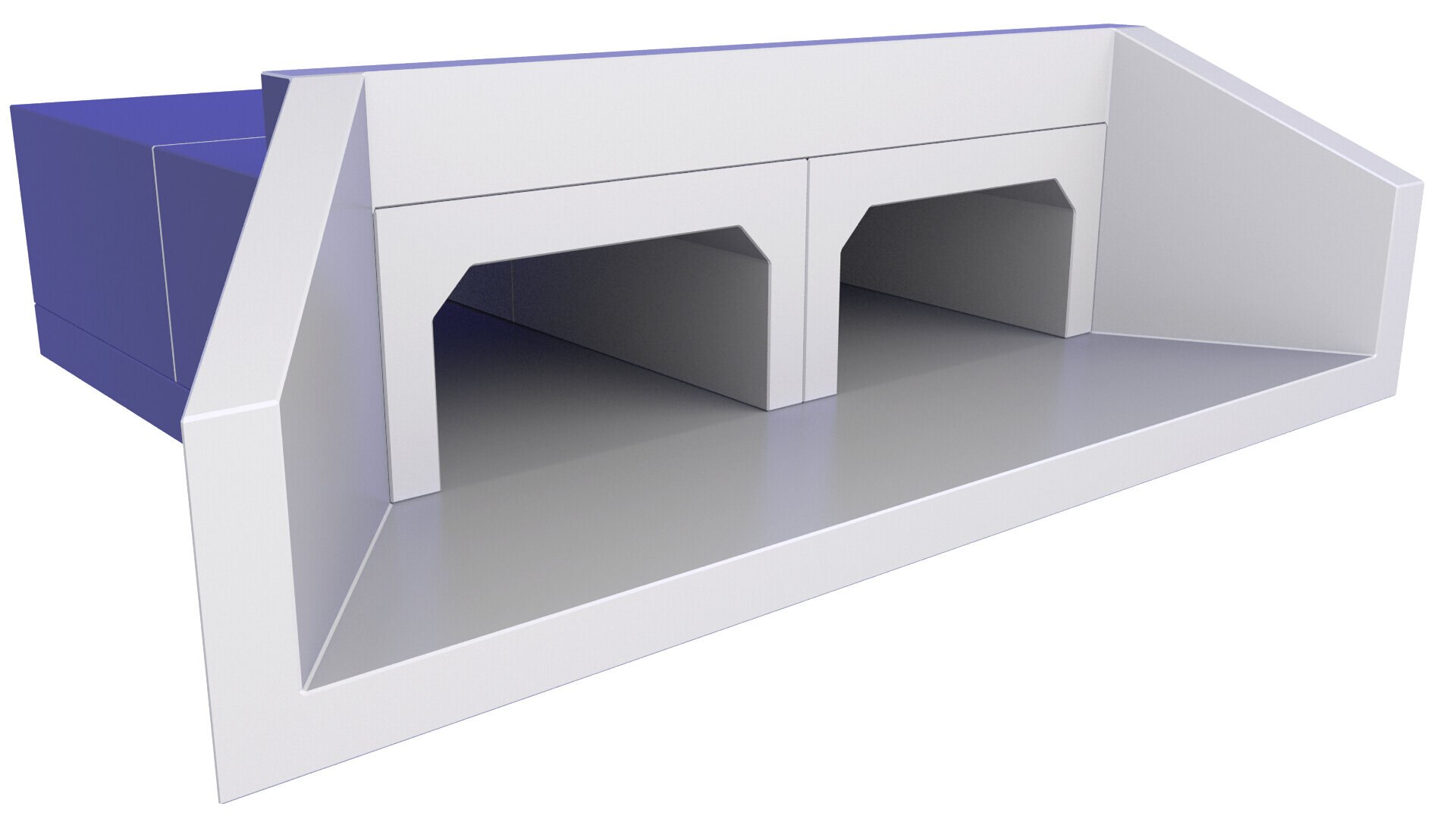 Concrete Sewer StormWater Box Culvert 48 3D - TurboSquid 1980003