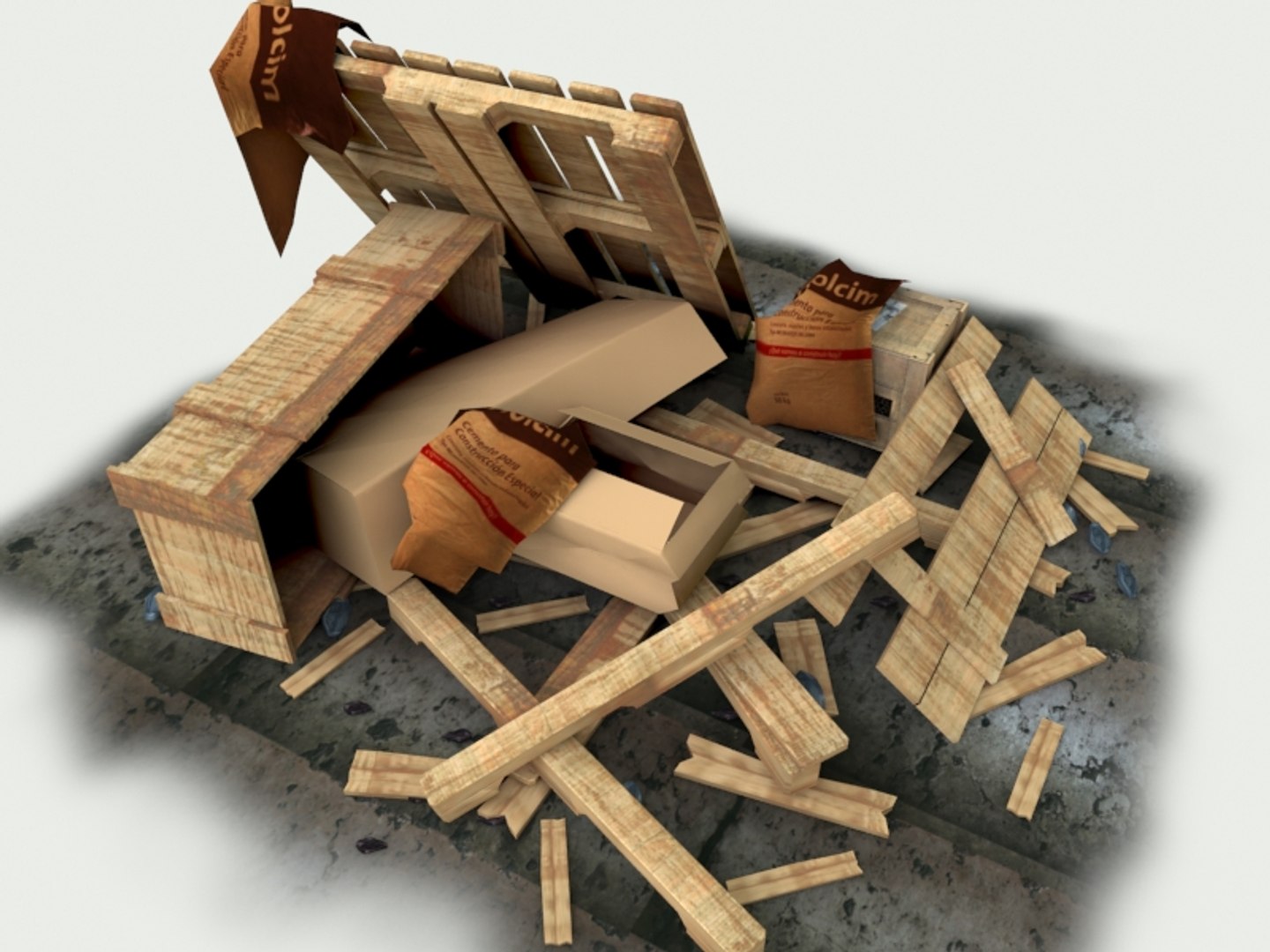 Debris Box 3d 3ds